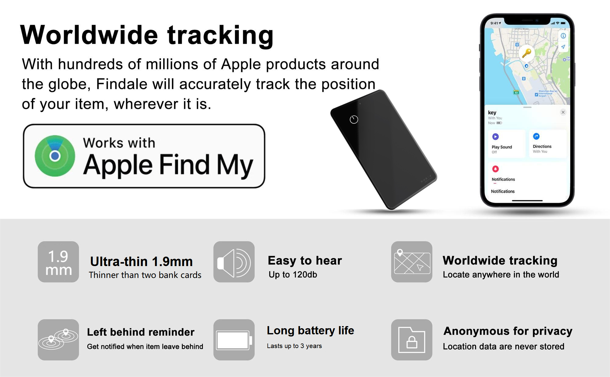 Air Tag Find My Smart Device Mini Gps Tracker Global Positioning ...