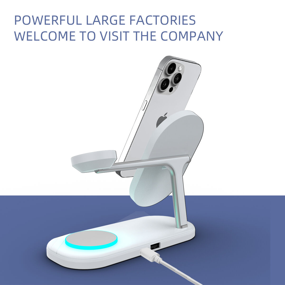 3 In 1 Charging Station For Apple - Foldable Wireless Charger For ...