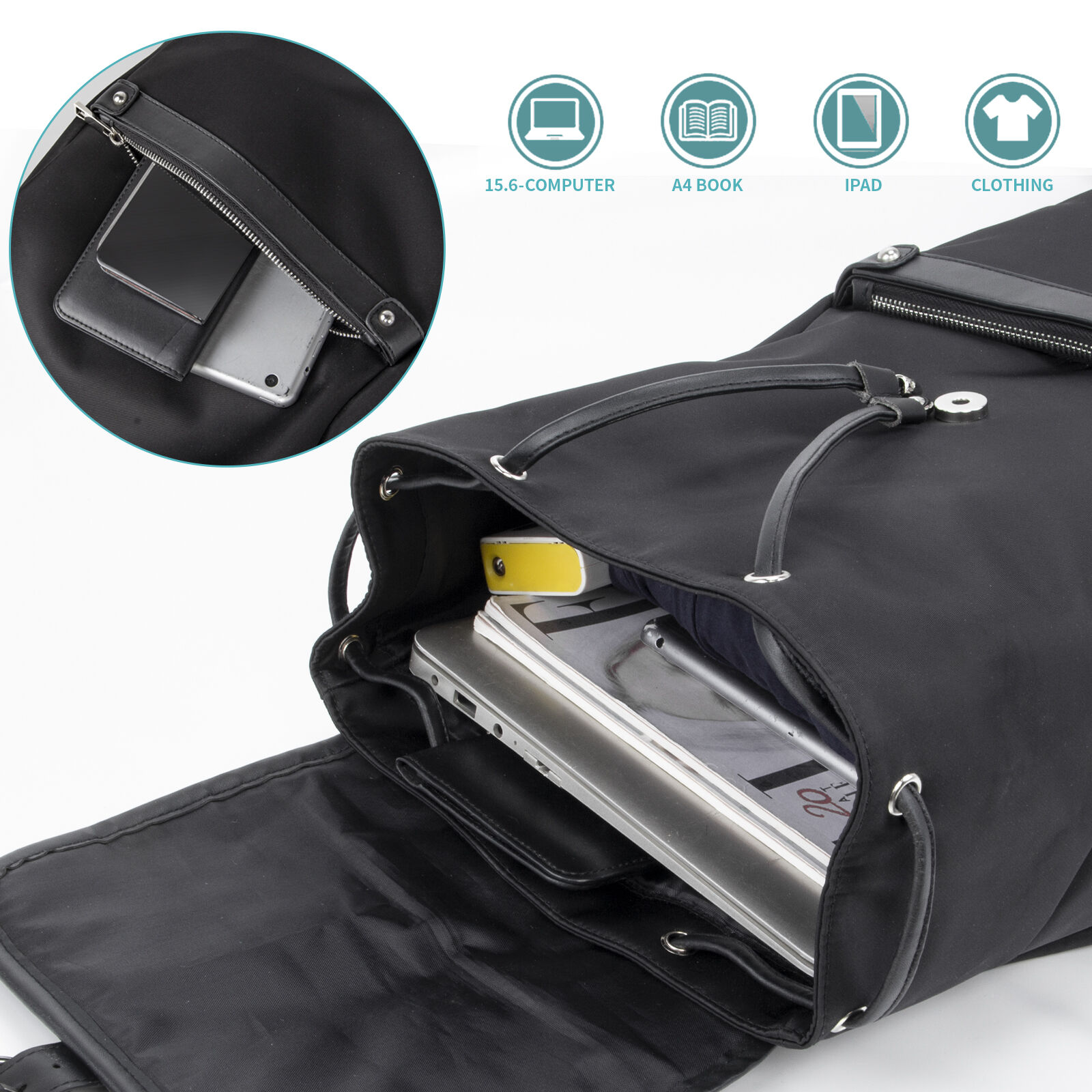 Factory Direct High Quality China Wholesale Expandable Anti Theft Carry ...