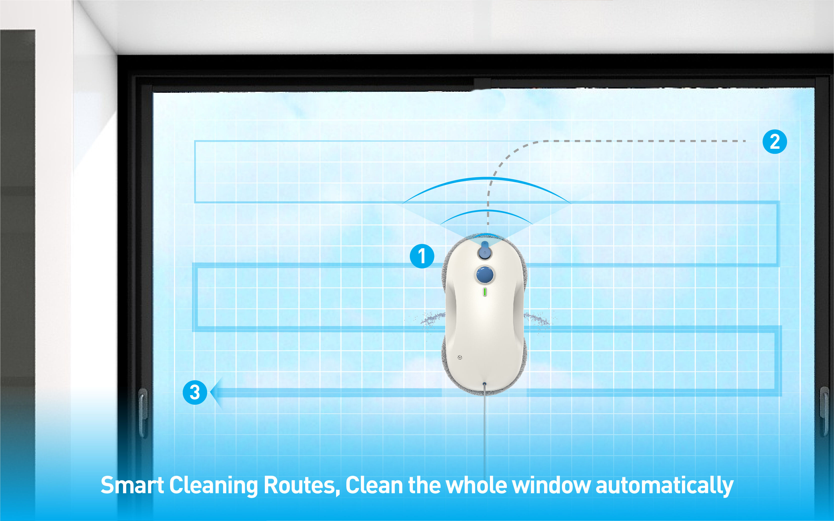 Buy Wholesale China Dual Direction Auto-spray Window Cleaning Robot Wa2 ...