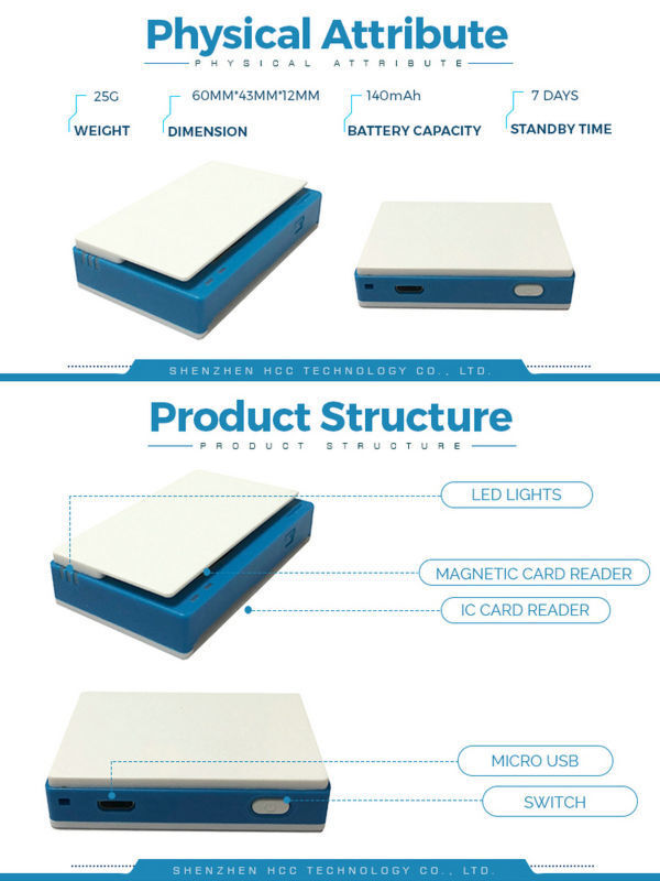 Buy China Wholesale Odm Ios/android Bluetooth Emv Contact Ic Chip ...