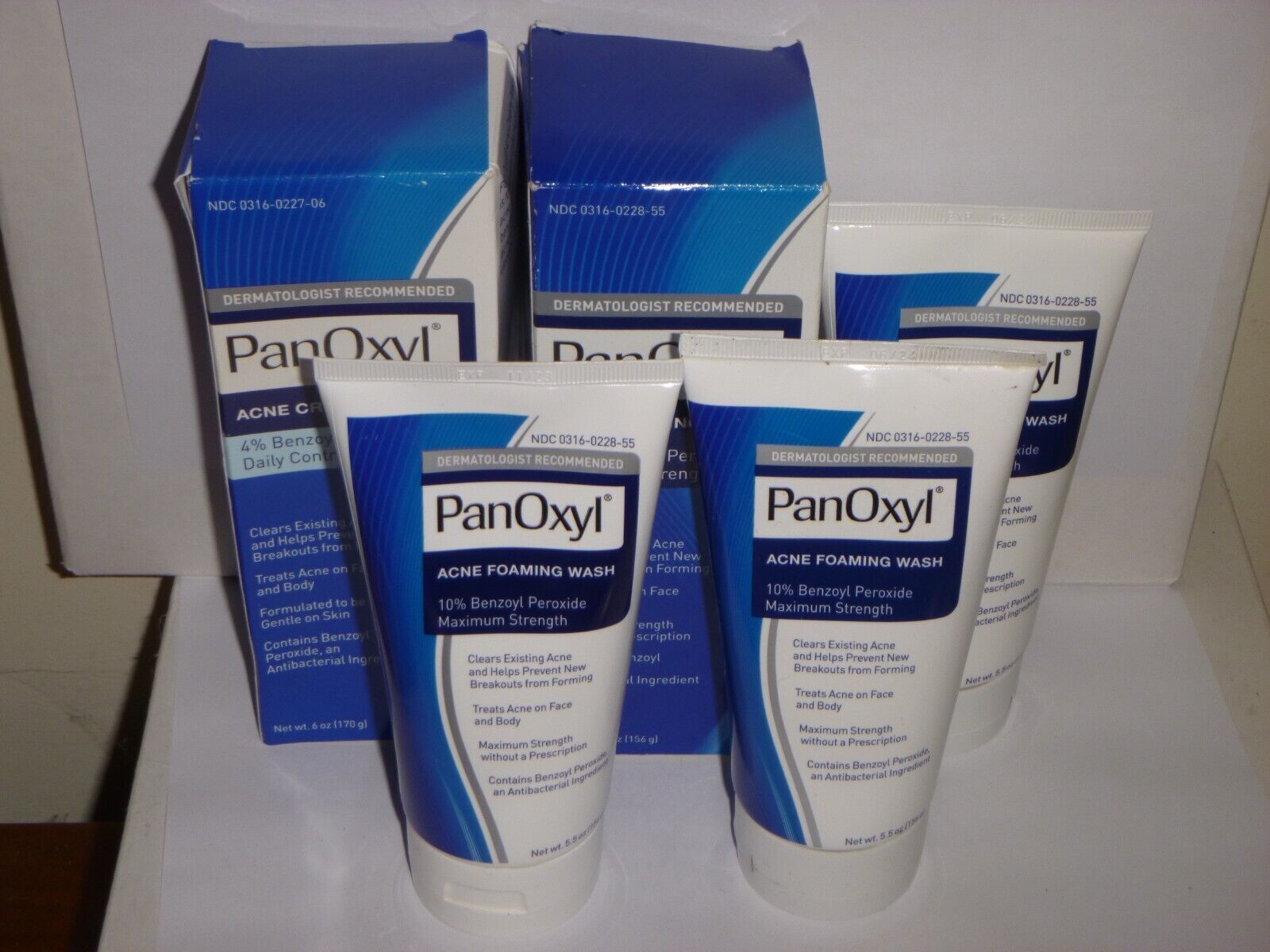 Panoxyl Acne Foaming Wash 10% Benzoyl Peroxide Maximum Strength ...