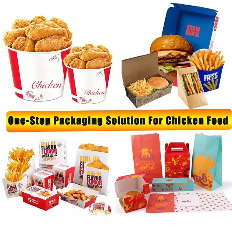 Buy Wholesale China Custom Paper Food Buckets, Paper Fried Chicken ...