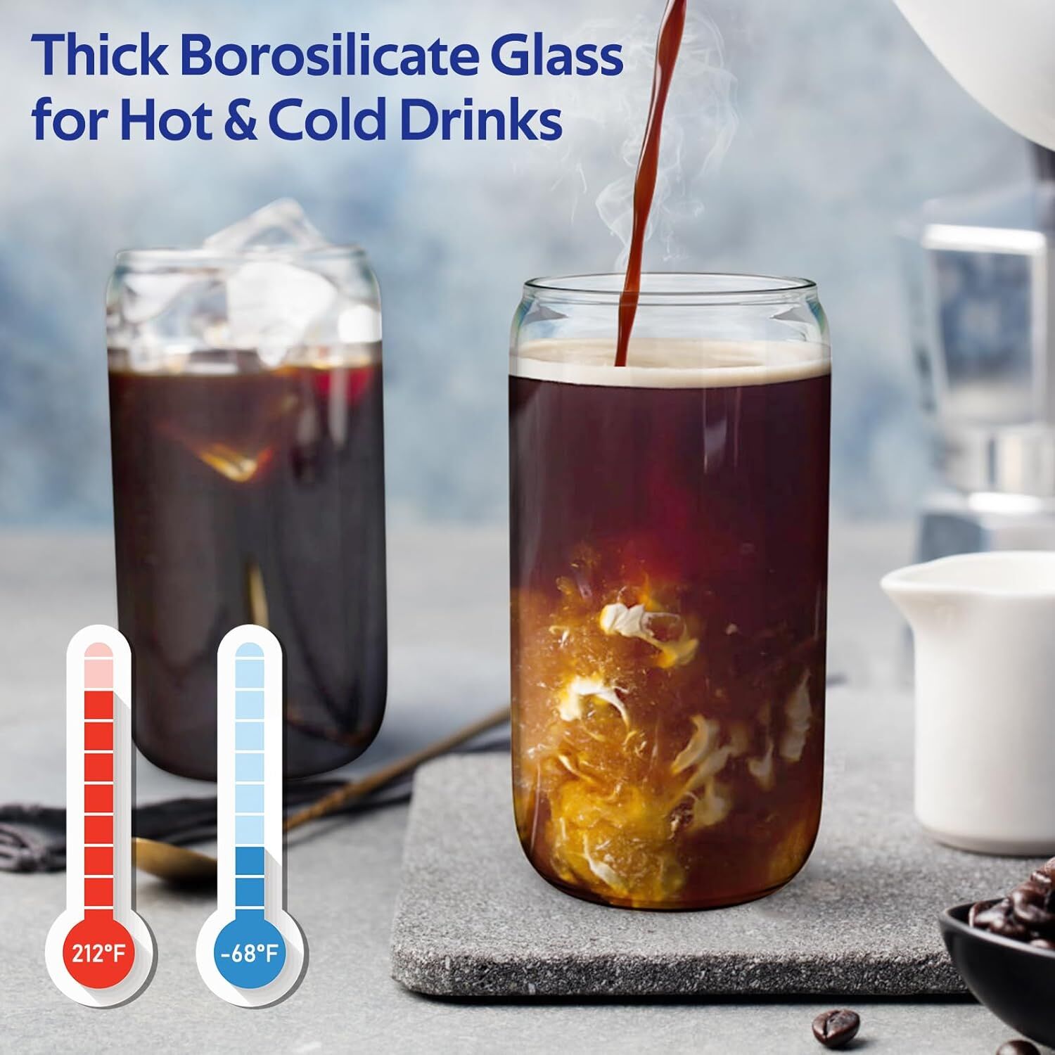 Bulk Buy China Wholesale Glass Cups With Bamboo Lids And Straw 16 Oz ...