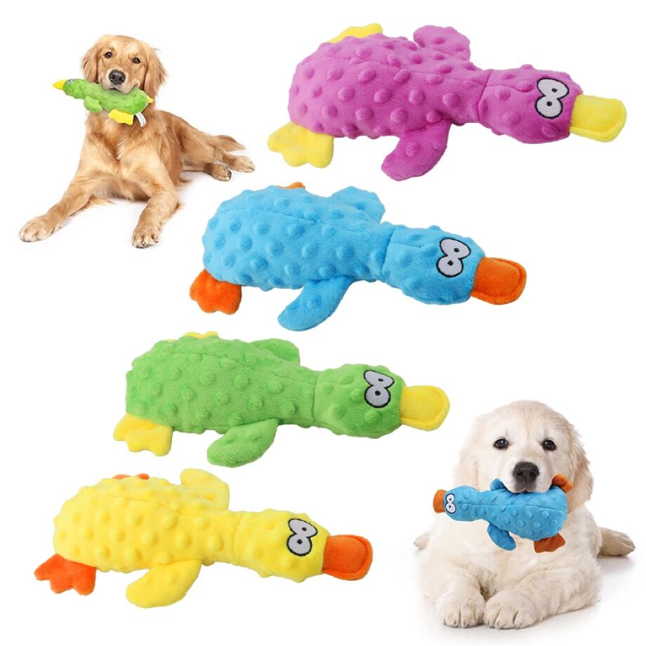 Buy Wholesale China Custom Durable Interactive Dog Toy Duck Shape Crinkle No Stuffing Plush Dog ...