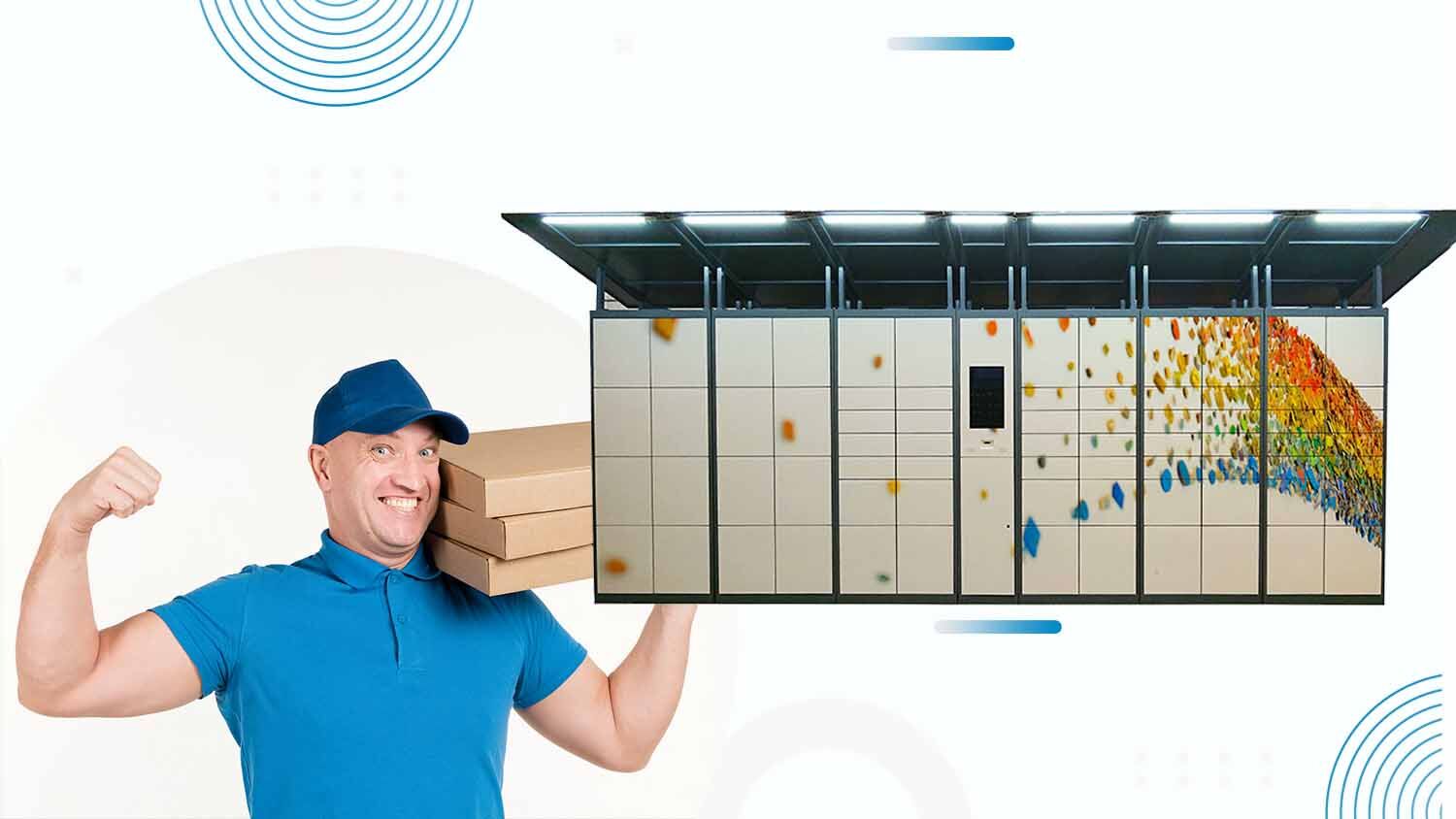 Buy Wholesale China 60hz Steel Smart Parcel Delivery Locker Staff ...