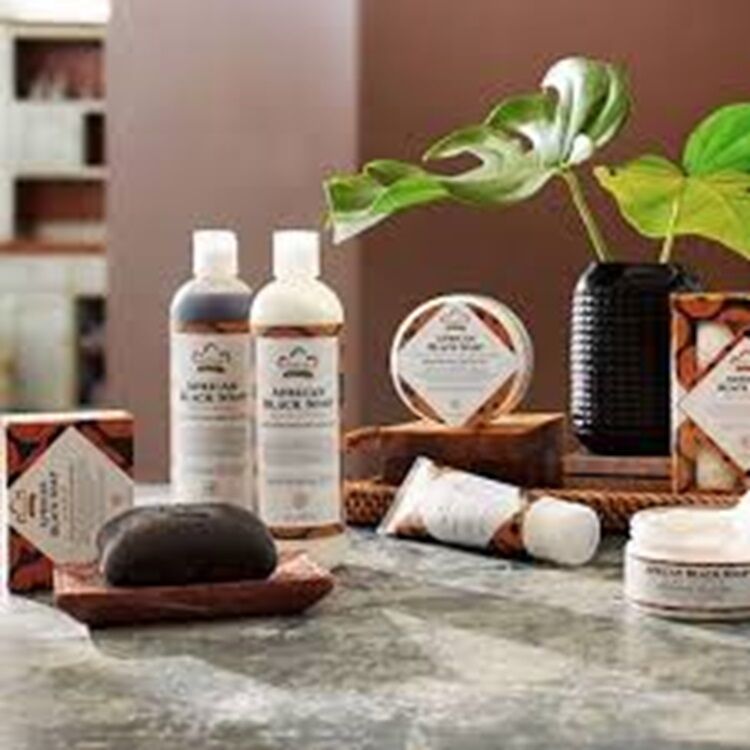 Original African Black Soap Liquid, Pure Raw Organic, African Black ...