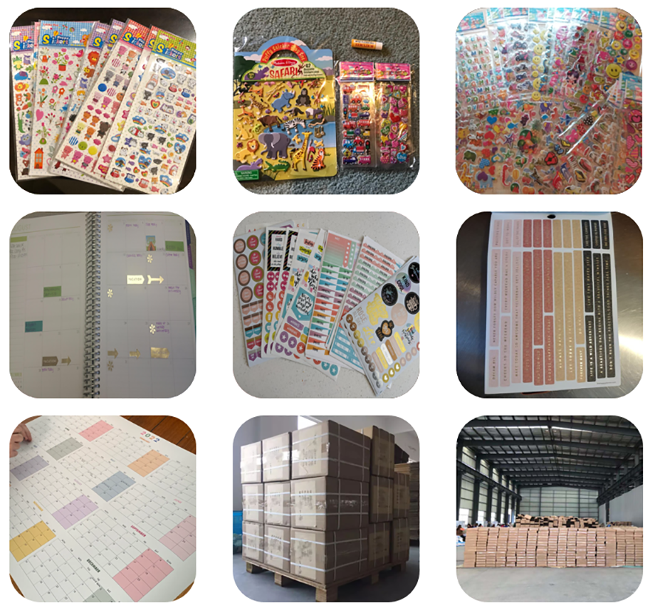 Custom Sheet Kiss Cut Planner Stickers Journal Decorative Paper Sticker ...