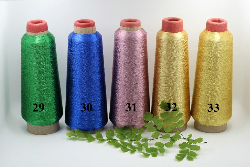 Skylark High Quality Polyester Nylon Thread Gold And Silver Metallic Yarn, Lurex Thread, Yarn ...