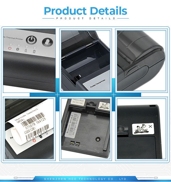 2 Inch Pocket Mini Sticker Printer Shelf Price Tag Address Shipping ...