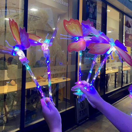 Custom Luminous Balloon Stick Led Lollipop Stick Toys Light Up Candy Glow Sticks Flashing Fairy ...