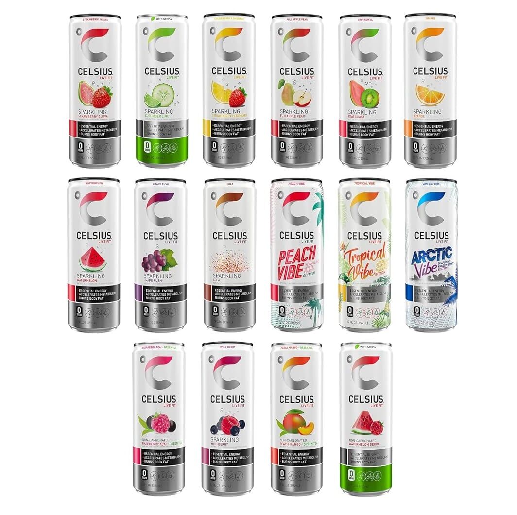 Wholesale Price Supplier Celsius Energy Drink, Sparkling, Variety Pack ...