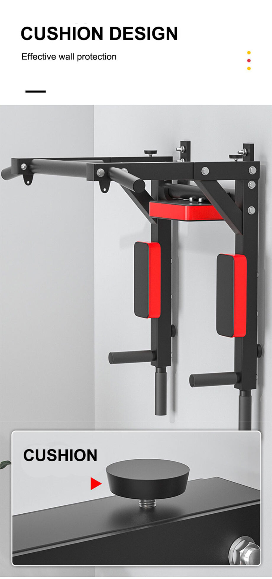 Bulk Buy China Wholesale Wall Mounted Hanging Chin Up Bar Standing Gym ...