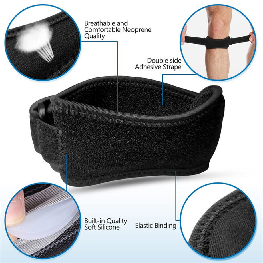 Buy Wholesale China Gym Adjustable Neoprene Knee Sleeves Pads Relief ...