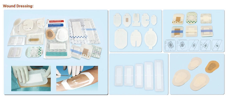 Non-woven Adhesive Medical Dressing Wound Plaster With Oem Options ...