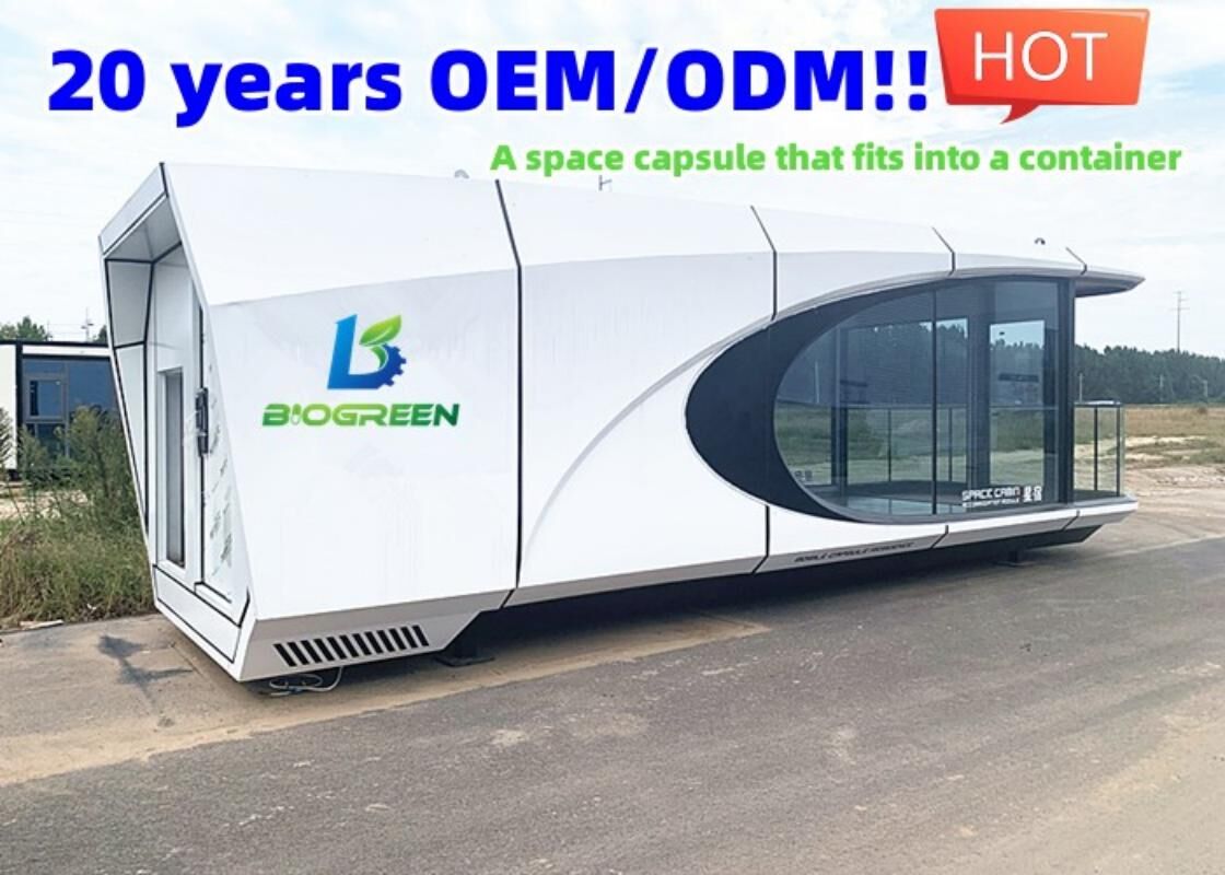 Chinese Prefabricated Modular Capsule House /spaceship House Capsule ...