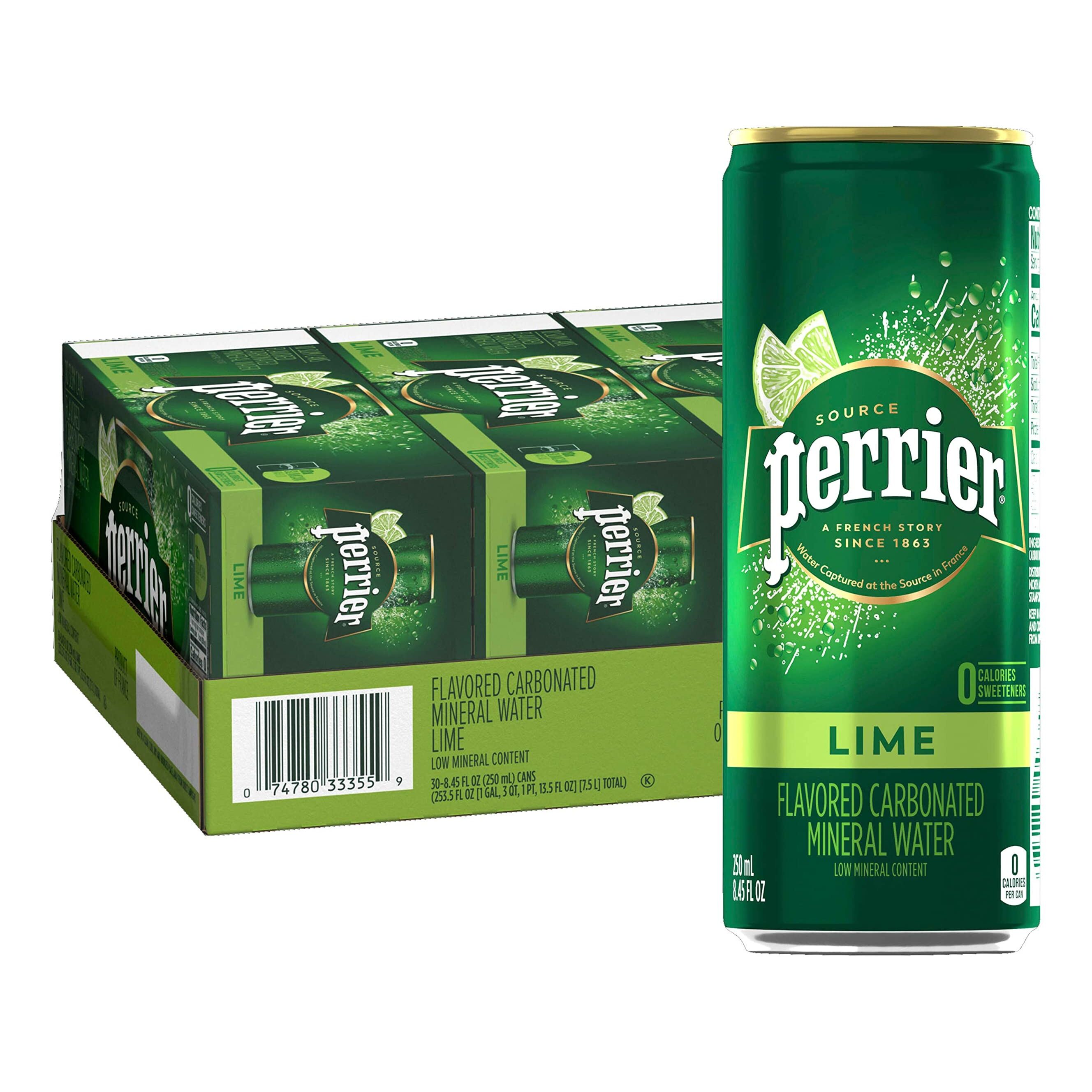 Buy Wholesale United States Perrier Lemon Sparkling Water Glass Bottle ...