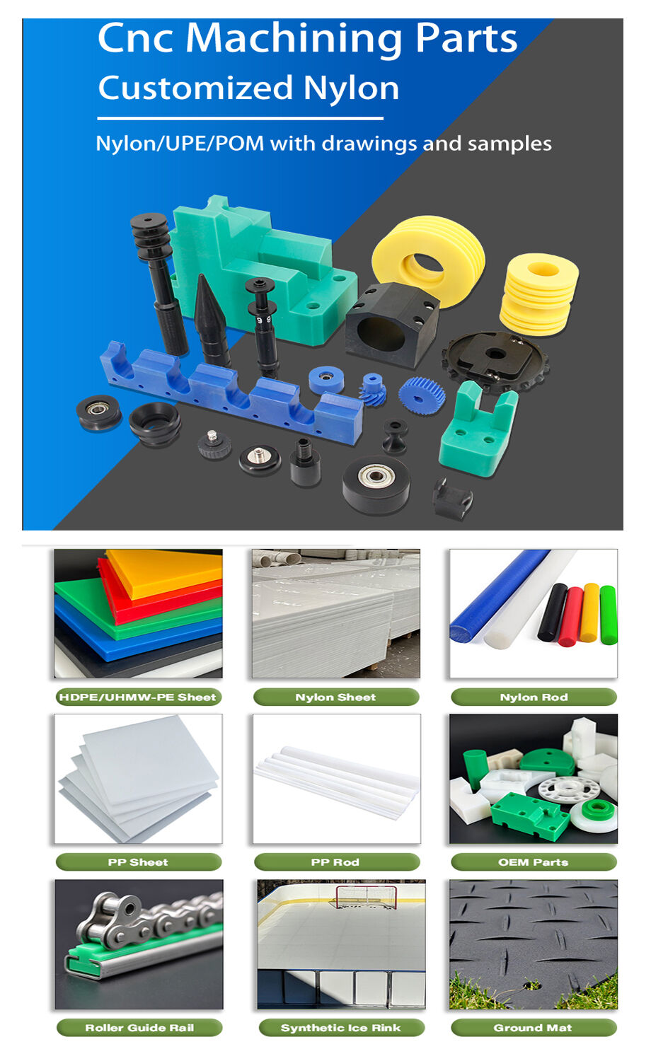 Factory Price China Supplier Engineering Plastic High Precision ...