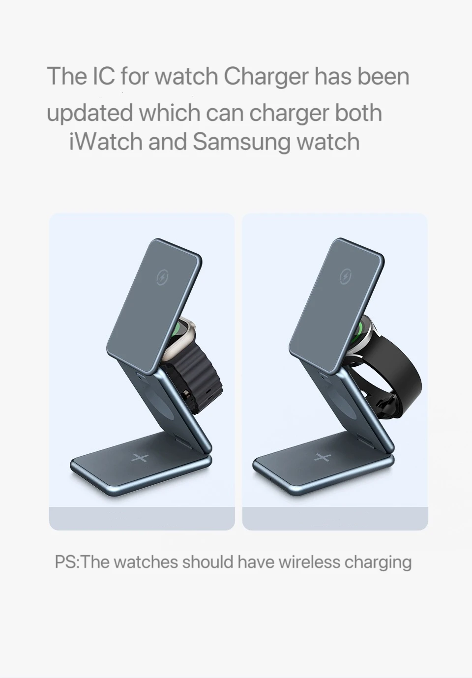 Buy Wholesale China High-quality X12 Foldable 3-in-1 Wireless Charger ...