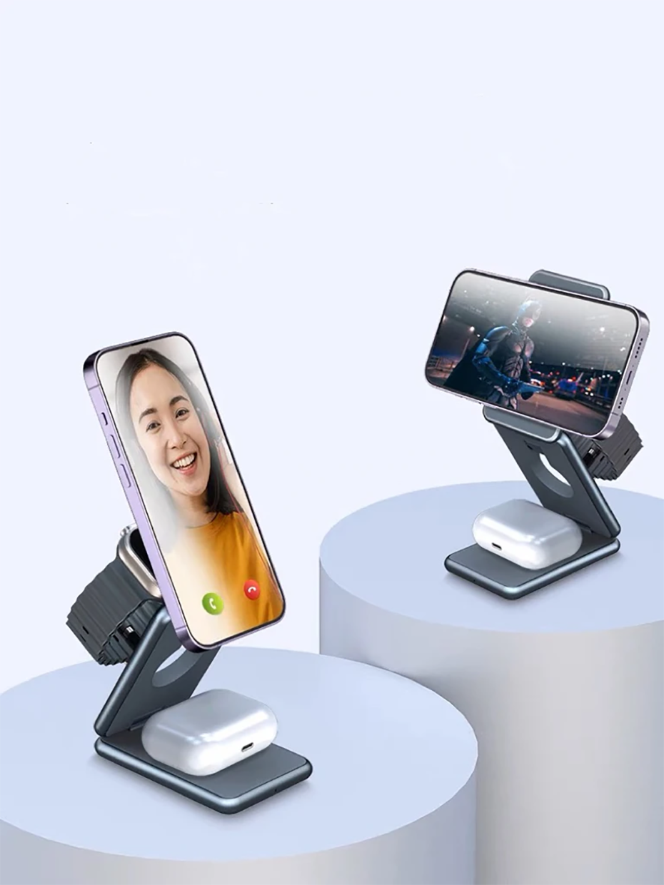 Buy Wholesale China High-quality X12 Foldable 3-in-1 Wireless Charger ...