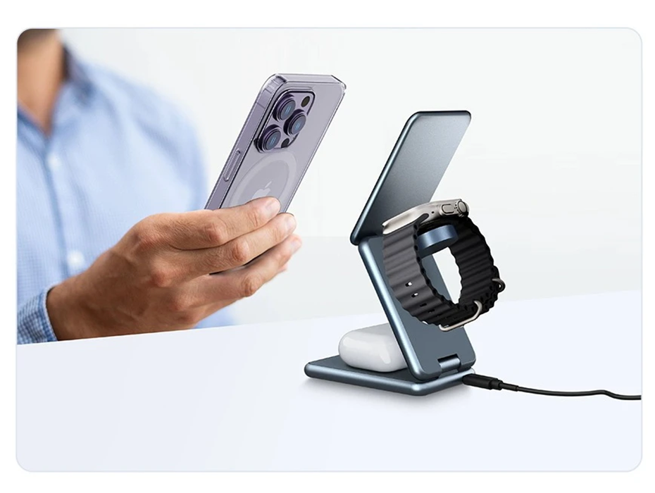 Buy Wholesale China High-quality X12 Foldable 3-in-1 Wireless Charger ...