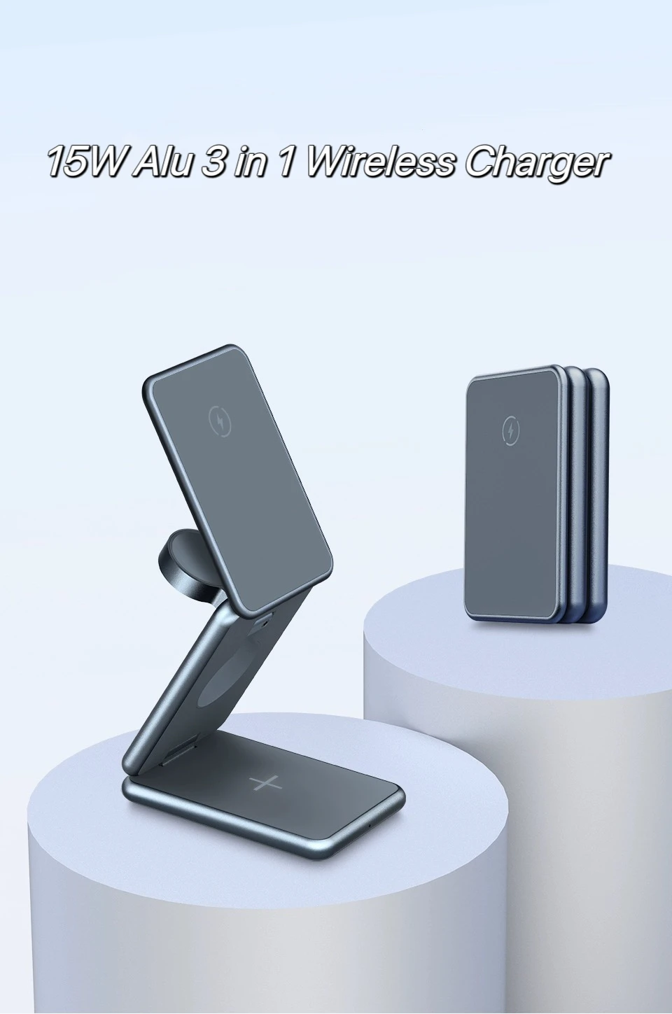 Buy Wholesale China High-quality X12 Foldable 3-in-1 Wireless Charger ...