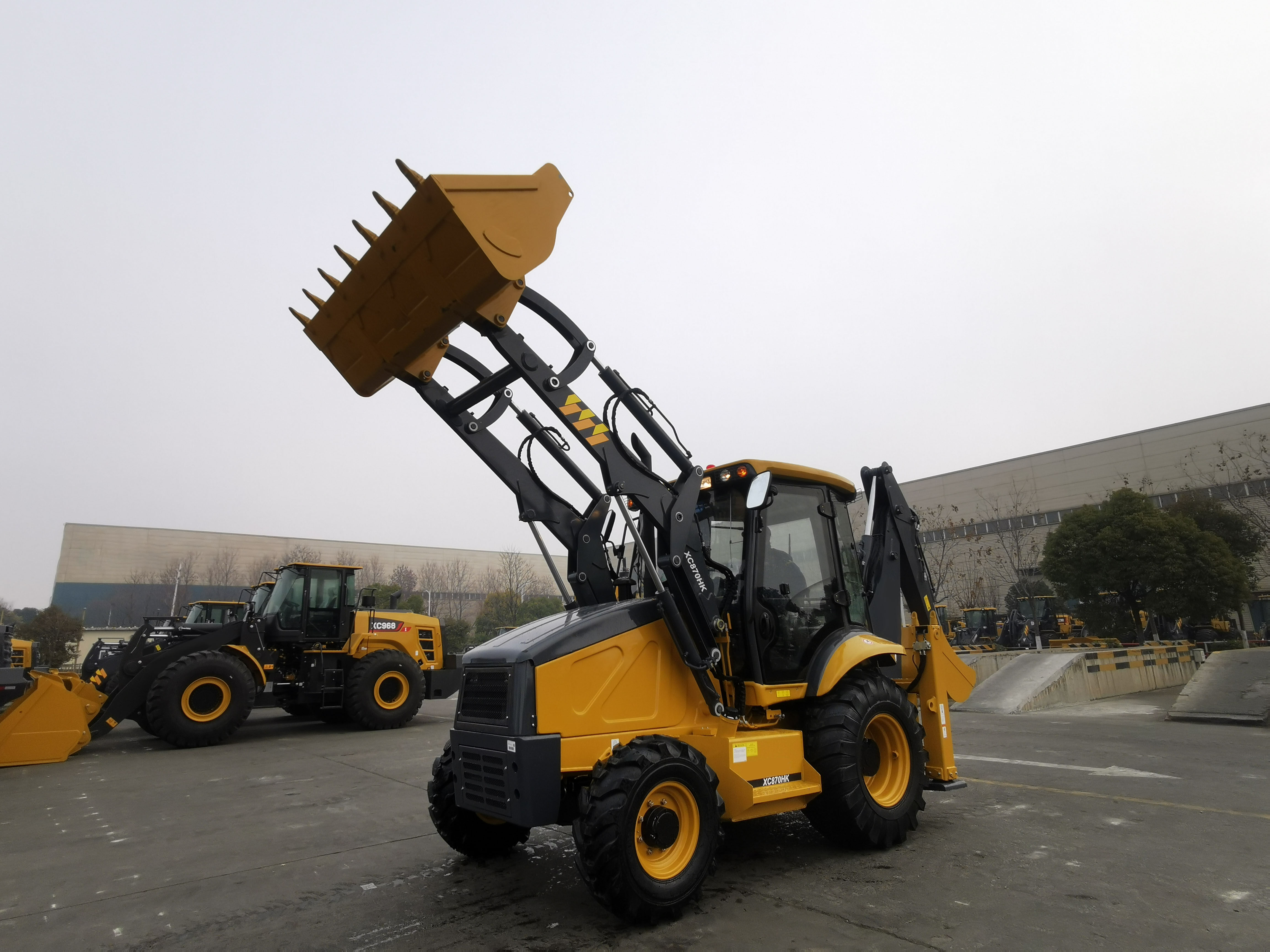 Backhoe Loader Xc870hk Wheel Backhoe Loader With Cheap Price In Turkey ...