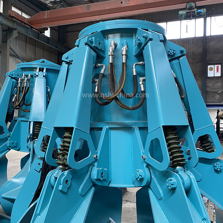 Buy China Wholesale Electrical Hydraulic Slag Ash Grab Bucket Orange ...