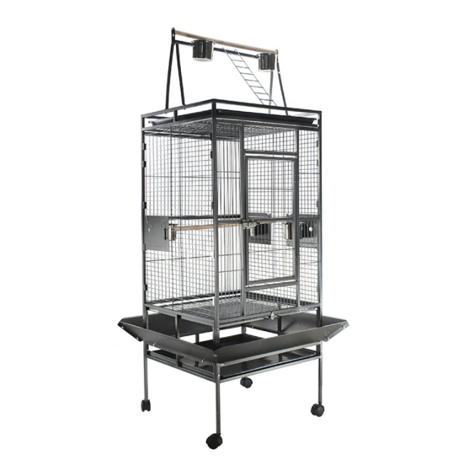Factory Direct High Quality China Wholesale Burst Silver Parrot Cage ...