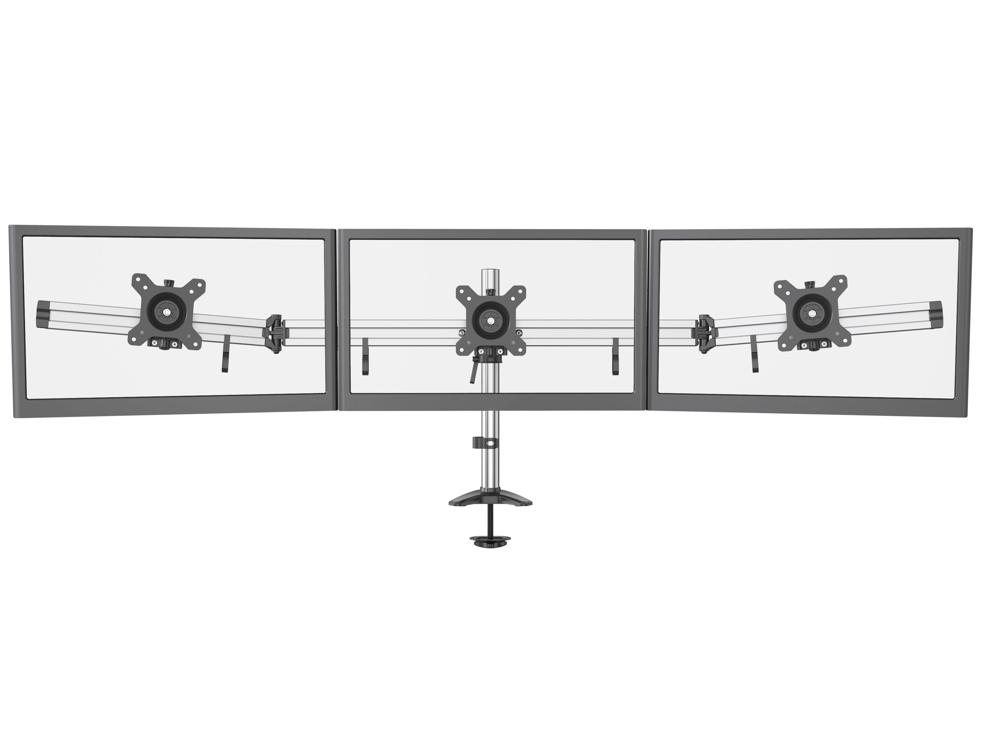 Buy Wholesale China V-mounts Portable Triple Monitor Desktop Stand ...