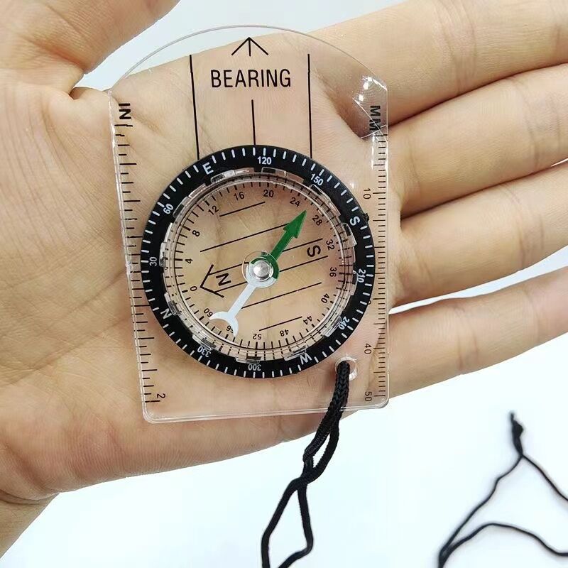 Buy Wholesale China Outdoor Transparent Mini Acrylic Scale Compass Map ...