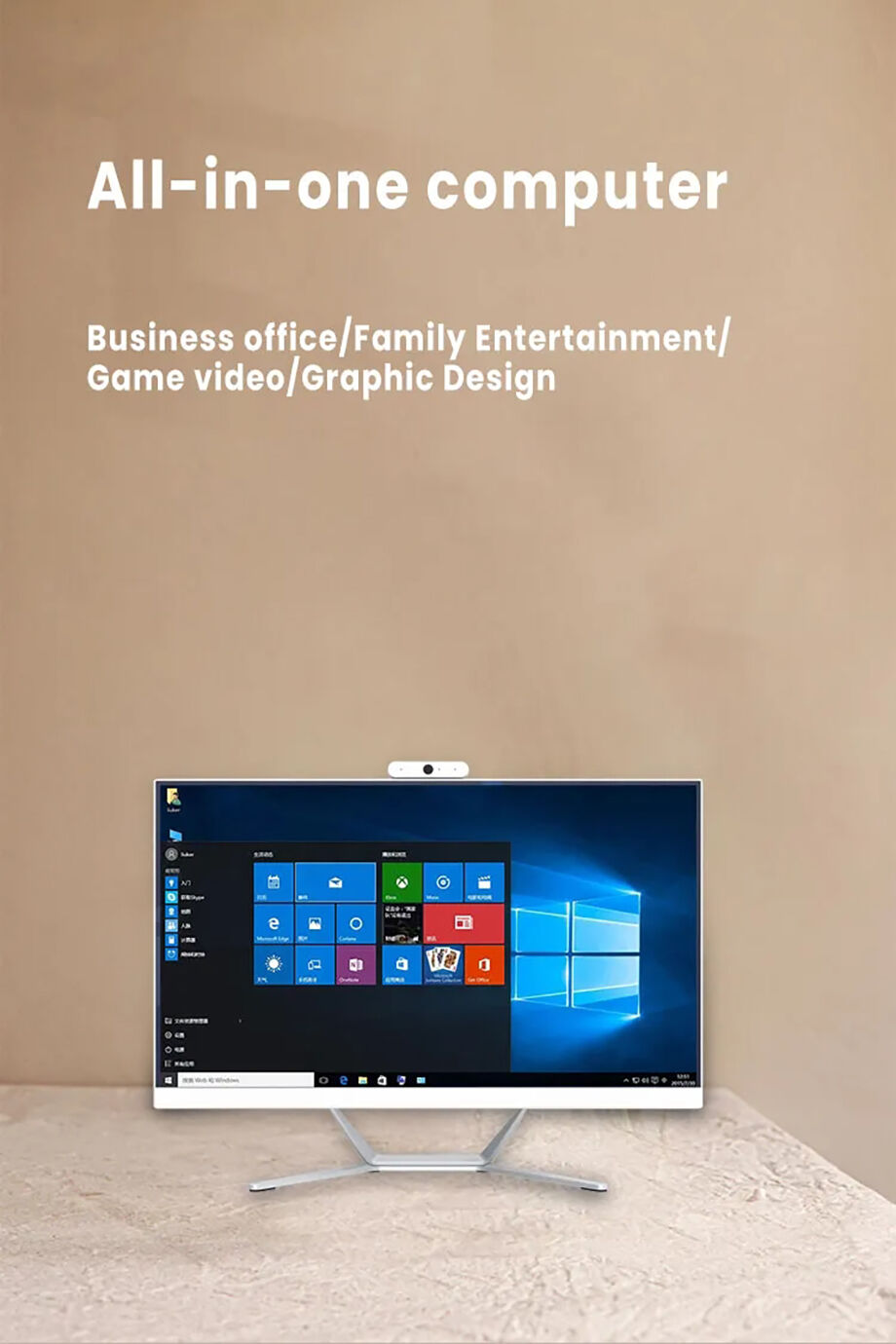 23.8 Inch Aoc All In One Pc Aio Barebone System For Gaming With Intel ...