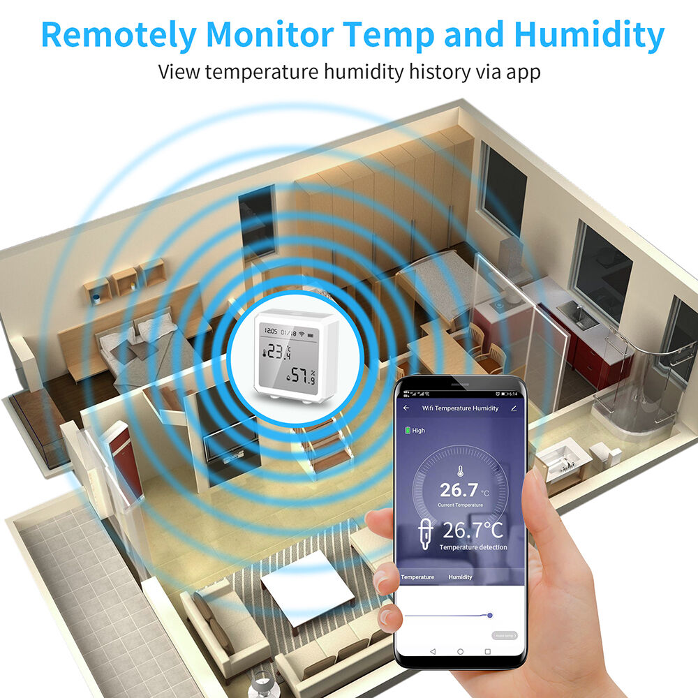 Buy Wholesale China Smatrul Tuya Wifi Smart Temperature And Humidity ...