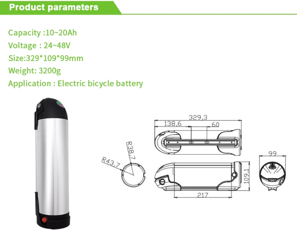 Bulk Buy China Wholesale Oem Lithium Ion Battery 18650 24v 10ah-20ah ...