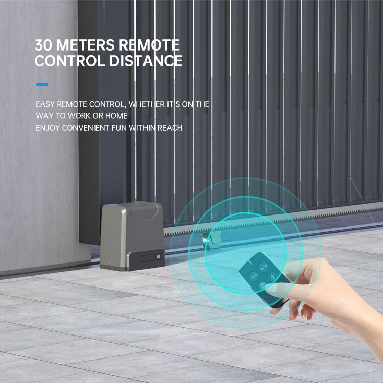 750w 2000kg Intelligent Remote Control Electric Sliding Gate Operator ...