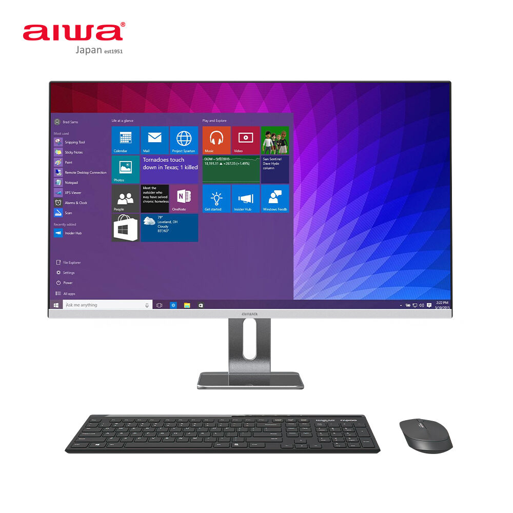 2024 New Super Thin Computer All-in-one Pc 23.8inch Hd Screen Back ...