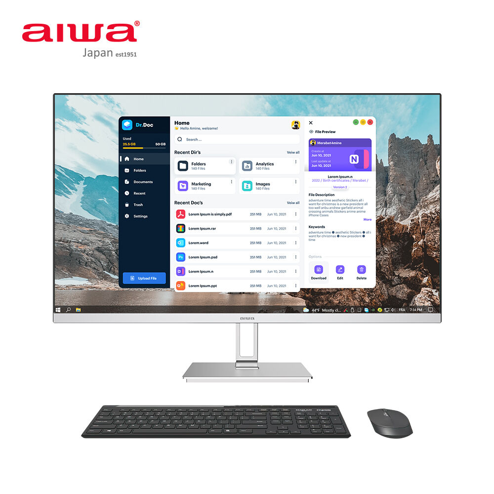 Buy Wholesale China Factory Price Computer Included Monoblock I3 I5 I7 I9 Oem 21.5 Inch 128gb ...