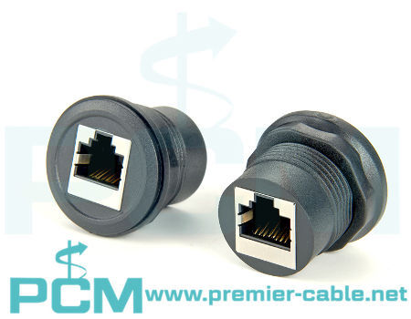 Universal Rj45 Panel Uhf Pass Through Adapter Round Flush Mount Socket ...