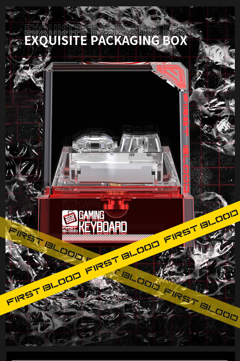 Buy Wholesale China Oem Firstblood B2 Crystal Transparent Acrylic Mini Keyboard Customize ...