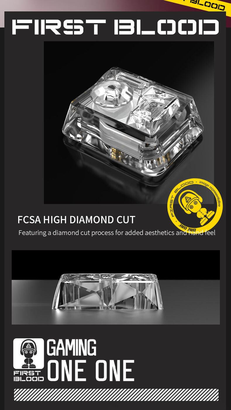 Buy Wholesale China Oem Firstblood B2 Crystal Transparent Acrylic Mini Keyboard Customize ...