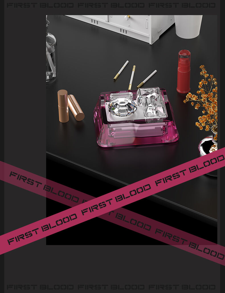 Buy Wholesale China Oem Firstblood B2 Crystal Transparent Acrylic Mini Keyboard Customize ...