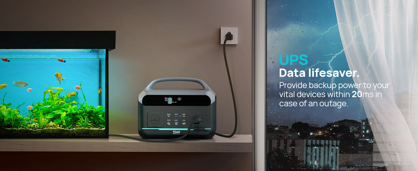 Mentech 500w Portable Power Station Multi Scenarios Output Dynamic ...