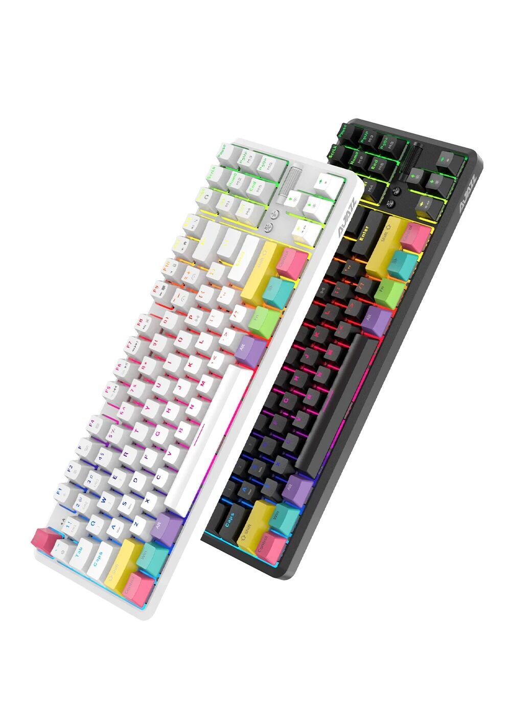 Buy Wholesale China Oem Ajazz K870t Mechanical Keyboard Wireless Wired ...