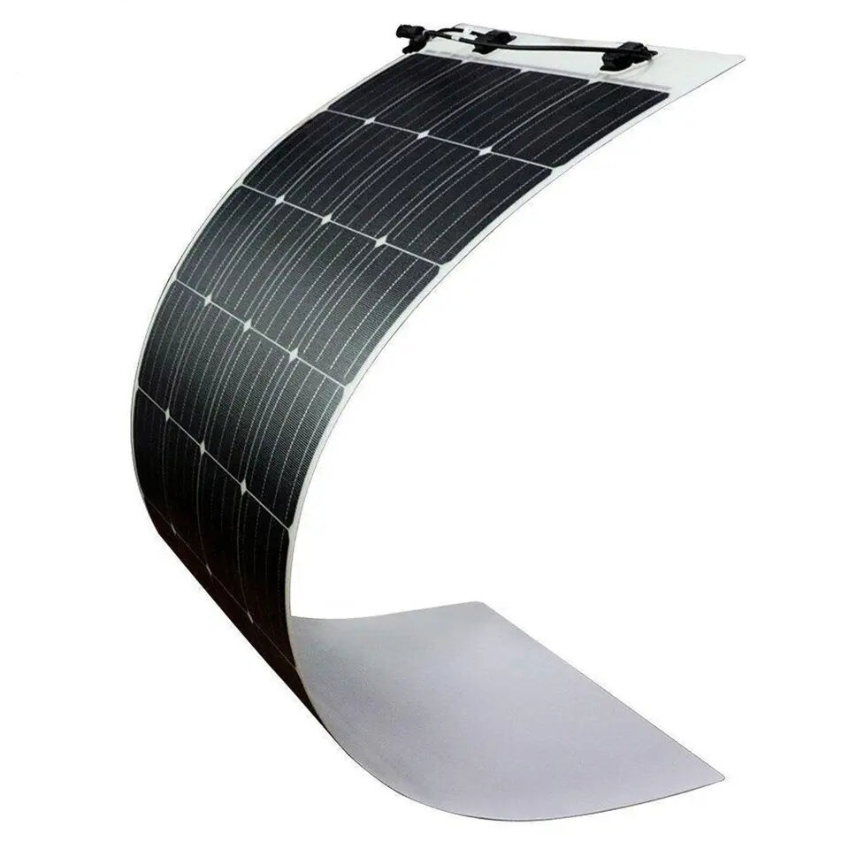 Panel Surya Fleksibel, Sistem Panel Surya Monokristalin 100w 18v ...
