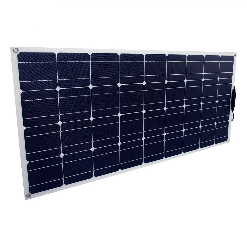 Panel Surya Fleksibel, Sistem Panel Surya Monokristalin 100w 18v ...