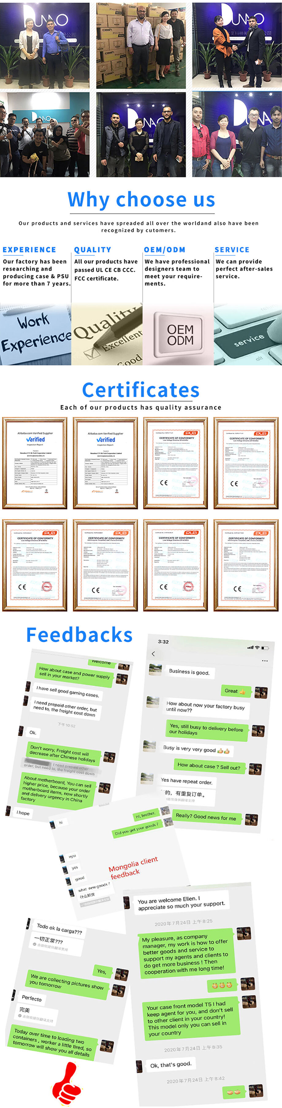 Full Tower Computer Case Atx Tempered Glass With Iron Mesh Cooling ...