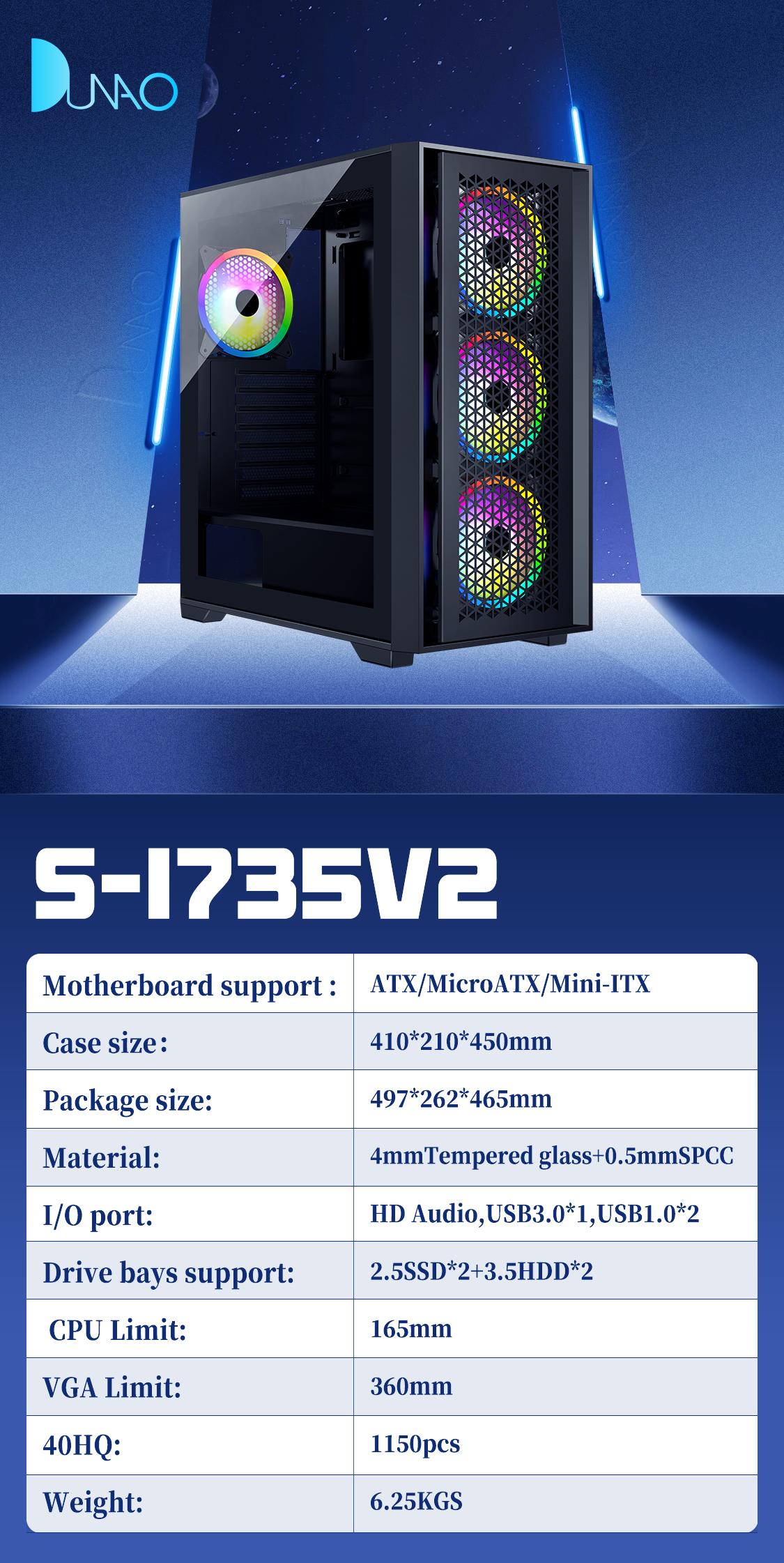 Wholesale Gaming Computer Cases Custom Desk Computer Case Matx ...