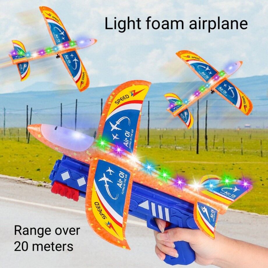 Newest Hot Sale Airplane Toys With Launcher 2 In 1 Launch Plane Gun Toy ...