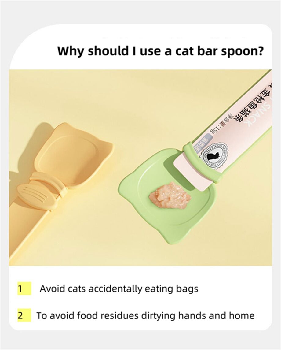 Popular Pet Eating Silicon Food Diet Dog Cat Pet Feeding Spoon Cat ...
