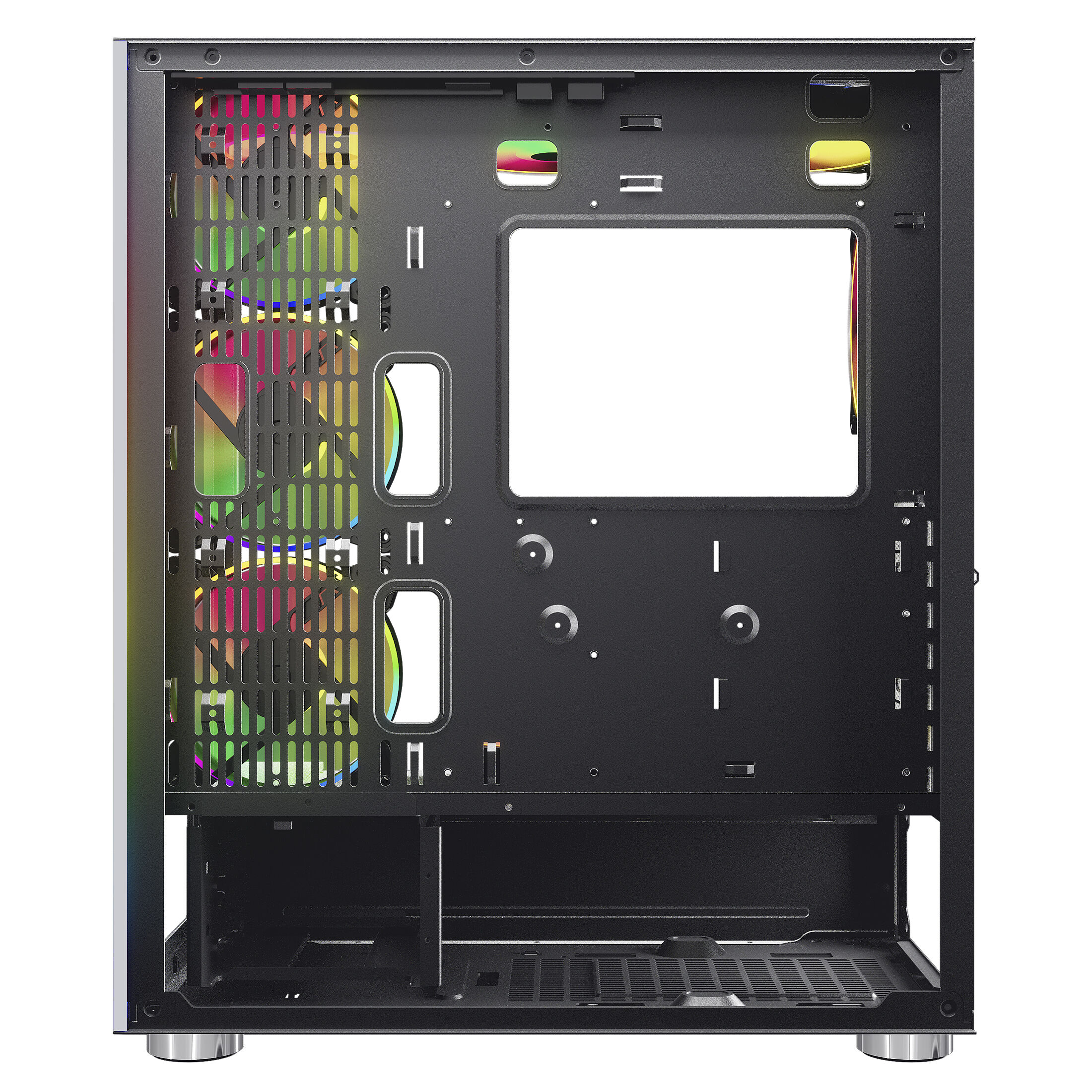 X01c Newest Designs Cool Gaming Pc Case Aluminum Alloy Frame Eatx/atx ...